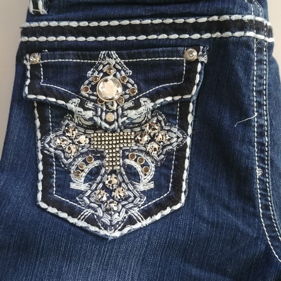 Miss Chic Jeans | Jeans | Miss Chic Heavily Embroideredstitched And ...